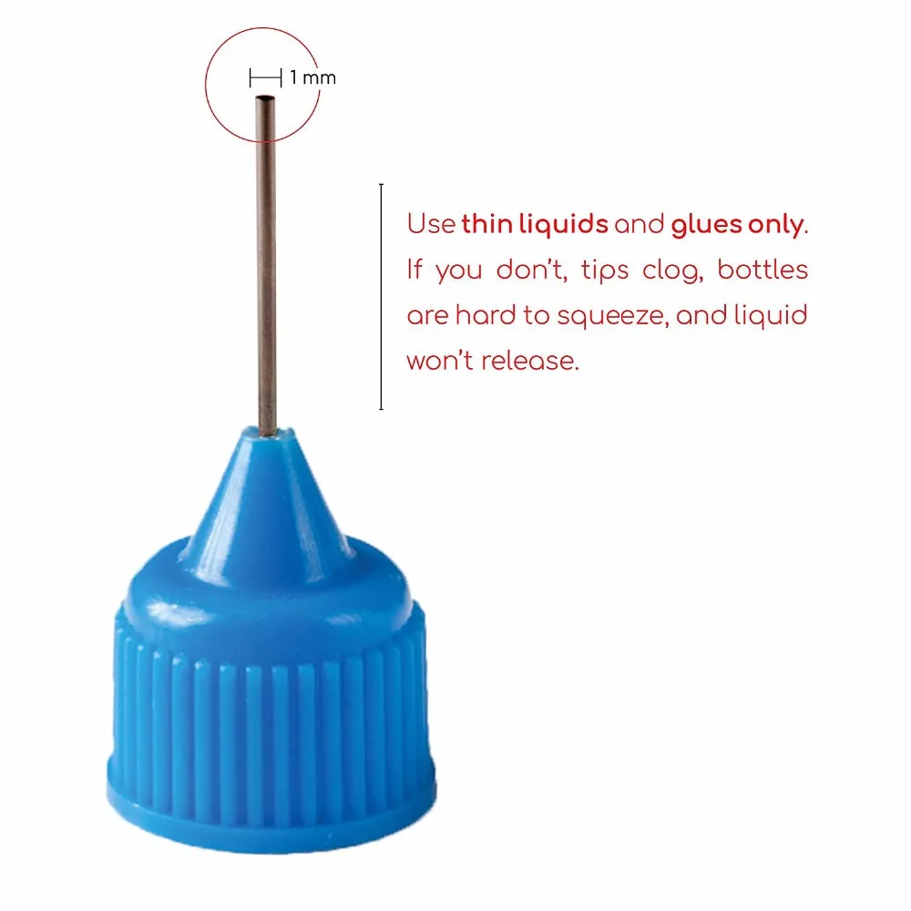 2.5ml 10ml 20ml 30ml Needle Tip Accurate Liquid Dropper 30ml Bottle ...