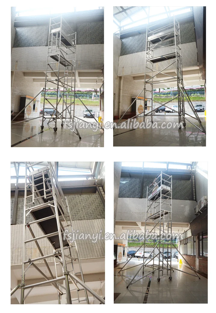 Steel Framing System Double Width Working Platform Moblile Aluminum ...