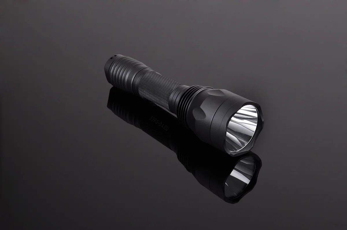 Cree Q5 5 Modes Aluminum Alloy Reflector High Power Tactical Led Torch ...