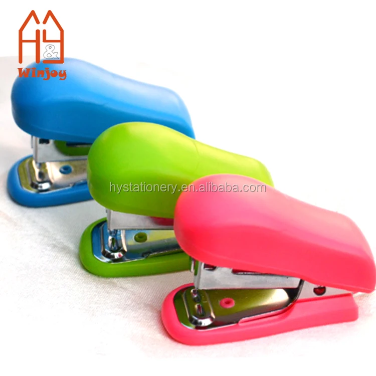 Different Cute Cube Stapler Without Staples Stationary Round Eco ...