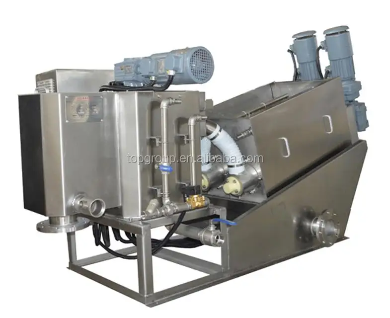 Self-cleaning Fully Automatic High Quality Sludge Dewatering Machine ...
