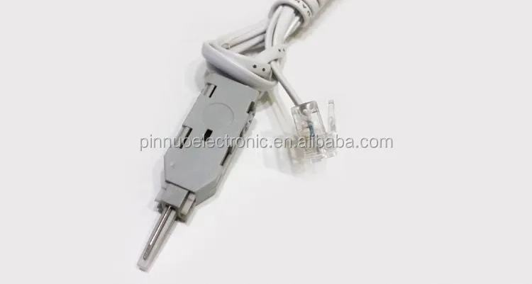 Lsa Krone Module 2 Pole Test Cord With One Test Plug And Rj12 Connector ...