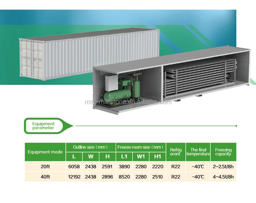40 Feet Freezer Container,Blast Freezer Container,40ft Reefer Container ...