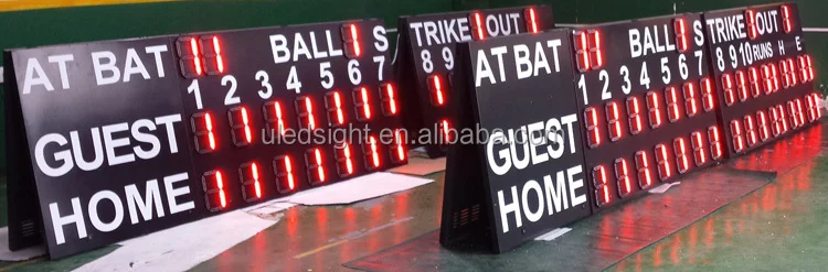 Customized Led Baseball Scoreboard For Sale - Buy Digital Scoreboard ...