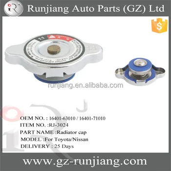 Auto Radiator Cap 16401-63010 /16401-71010 For Nissann Toyotas Iszus ...