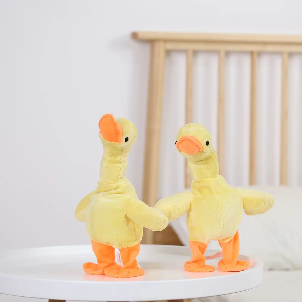 Squeaky Duck Toy Plush Stuffed Duck Singing Toy Plush Animal Duck ...