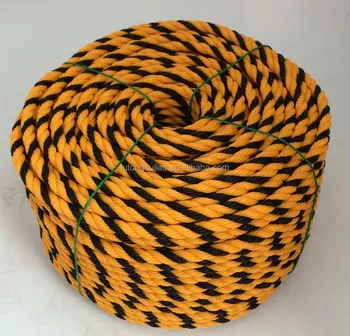 12mm Yellow/black Tiger Rope 100m Roll For Warning - Buy 128mm Tiger ...