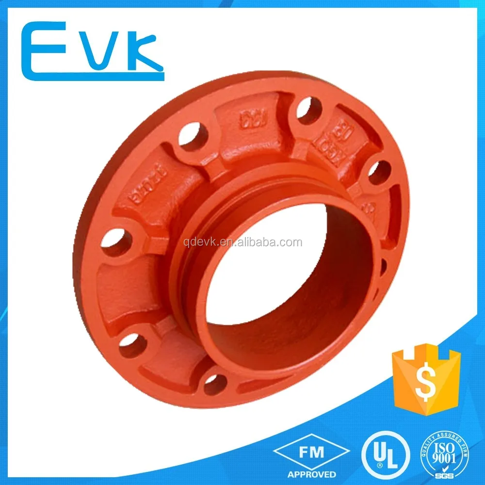 Certificado UL FM Hierro Dúctil Ranurado Pipe Fitting/Ranurado Flange ...