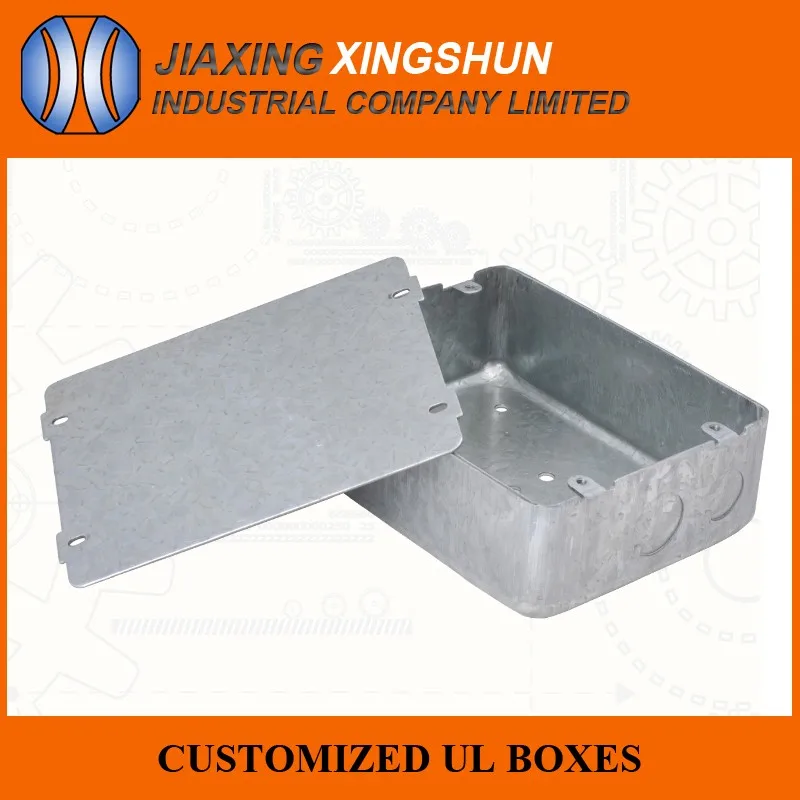Ul514 Electrical Galvanized Steel Rectangular 2x4 Handy Box Switch Box ...