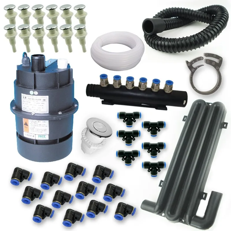 Whirlpool Hot Tub Fittings Set - Air Massage Jet Bubble System