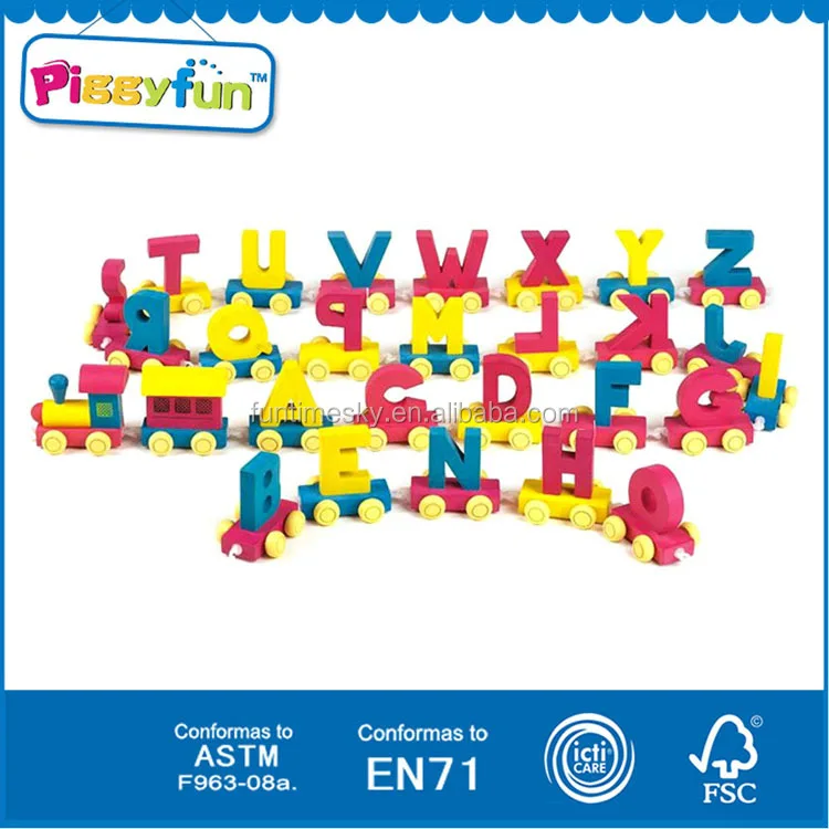 At11430 2017 Wooden Alphabet Letter Train Toys For Kids - Buy Wooden ...