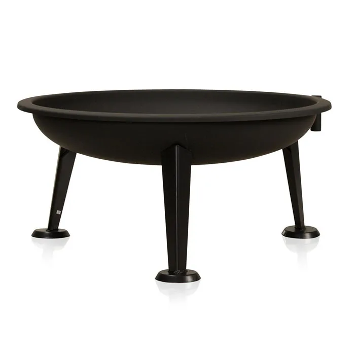 Black Fire Bowl Camping BBQ Hanging Grill with Cooking Grate