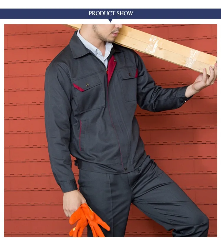 Custom Sets Jacket And Pants Work Uniforms For Mechanical Workshop ...