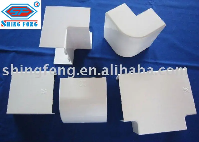 Plastic Air Duct PVC Rectangular Duct 75x75mm - SF Brand