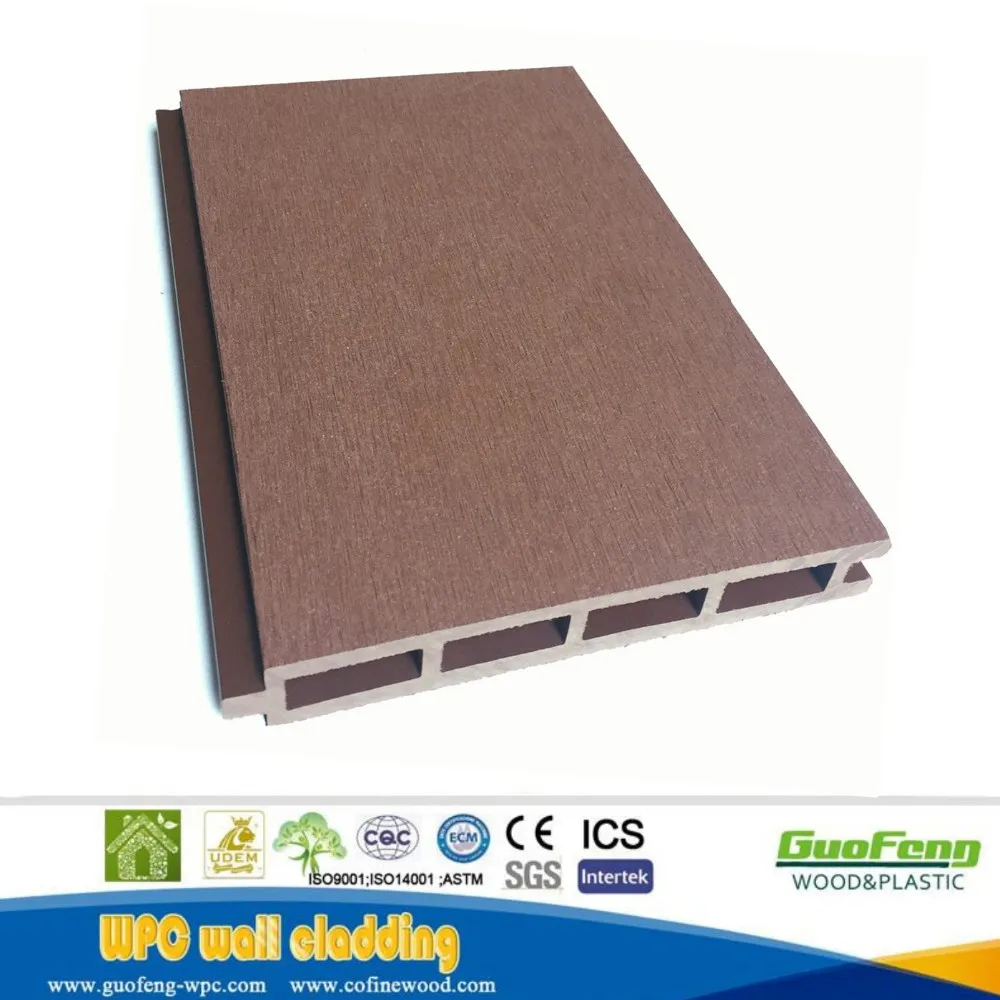Outdoor Plastic Wood Facade Cladding Wpc Panel Decorative - Buy Wpc ...