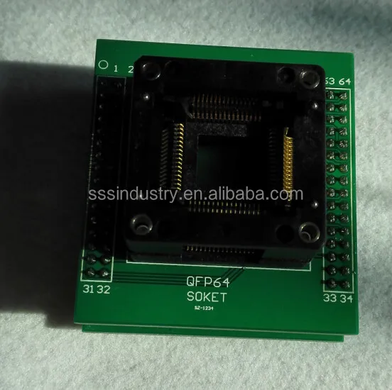 68 Pin Qfp To Dip 40 Pin Qfp64 Socket - Buy Qfp64 Socket,Programmer Socket Adapter,68 Pin Qfp To ...