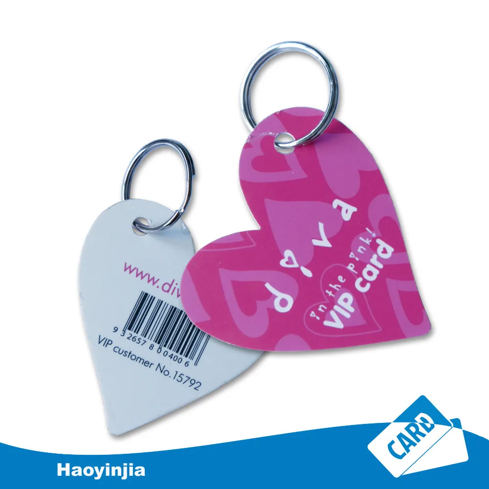 Custom Plastic Key Tags with Barcode or QR Code