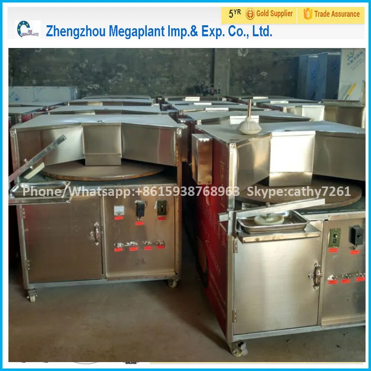 Gas Arabic Bread, Chapati, Tortilla, Pita Bread, Roti Making Baking ...