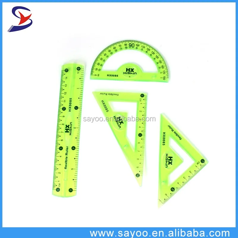Customized Soft Clear Pvc Flexible Plastic Ruler - Buy Clear Pvc ...