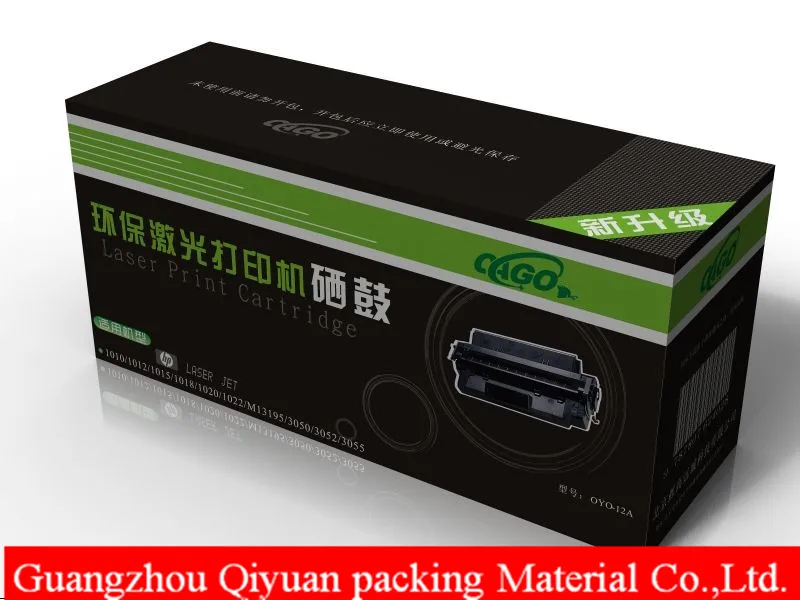 Custom Printer Promotional Eco-friendly Toner Cartridge Packaging Box ...
