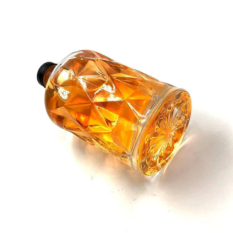 Luxury Exotic Liquor Bottles 430ml Fancy Whisky Bottle Glass - Buy ...