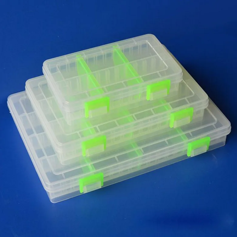 27*18*4.7cm Double Sided High Strength Transparent Plastic Fishing Lure ...