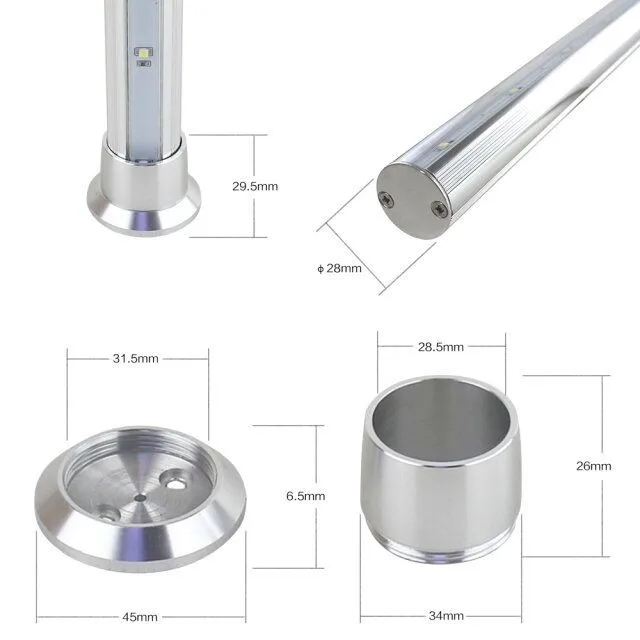 Rechargeable 1meters Aluminum Clothes Hanger Rod For Closet - Buy Steel ...