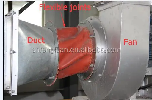 HVAC System Flexible Canvas Duct Connector - Fireproof & Airproof