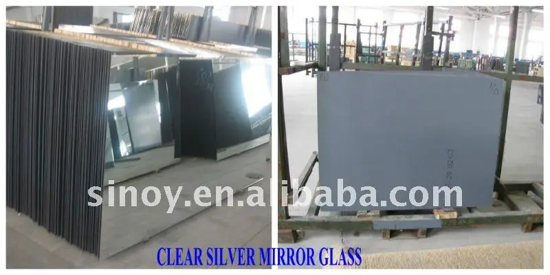 Aluminizada de vidrio aluminizado de espejo de vidrio con la ...