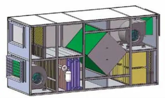 Air To Air Counterflow Plate Energy Recovery Heat Transfer Cube - Buy ...