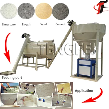 Tile Grout Making Machine Used In Simple Dry Mix Plant Production Line ...
