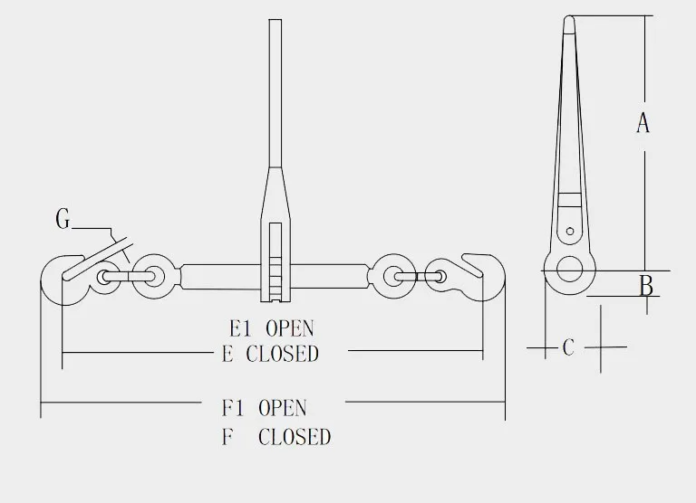 Heavy Duty Turnbuckle Ratchet Load Binders - Buy Ratchet Load Binders ...