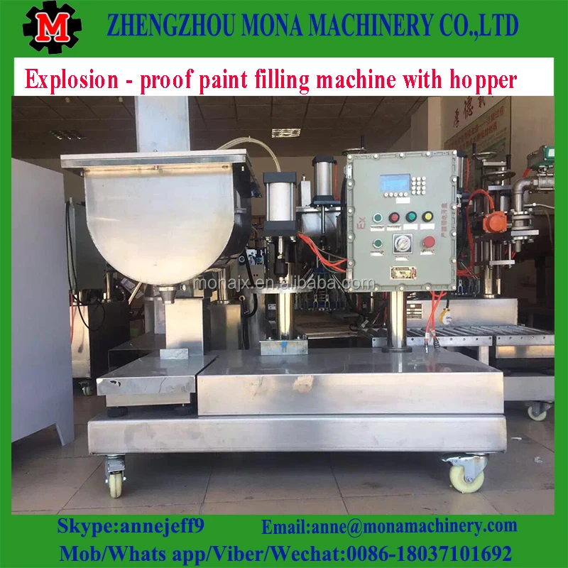 Water Based Paint Filling Machine - High Accuracy & Efficiency
