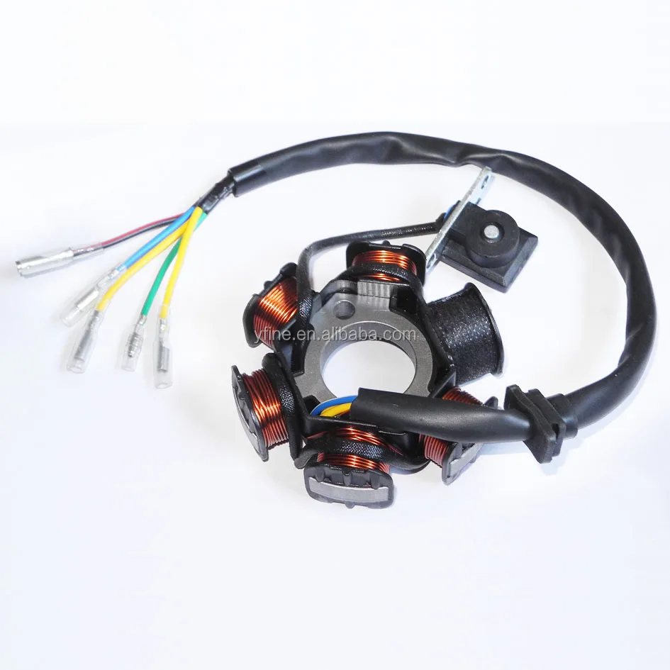 6 Coils Magneto Stator Full Wave for 50cc to 125cc Engines
