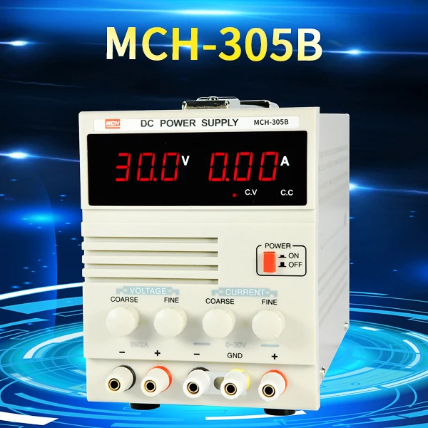Mch-305b Power Supply 0-30v/0-5a Variable Single Output 5v 2a Fixed ...