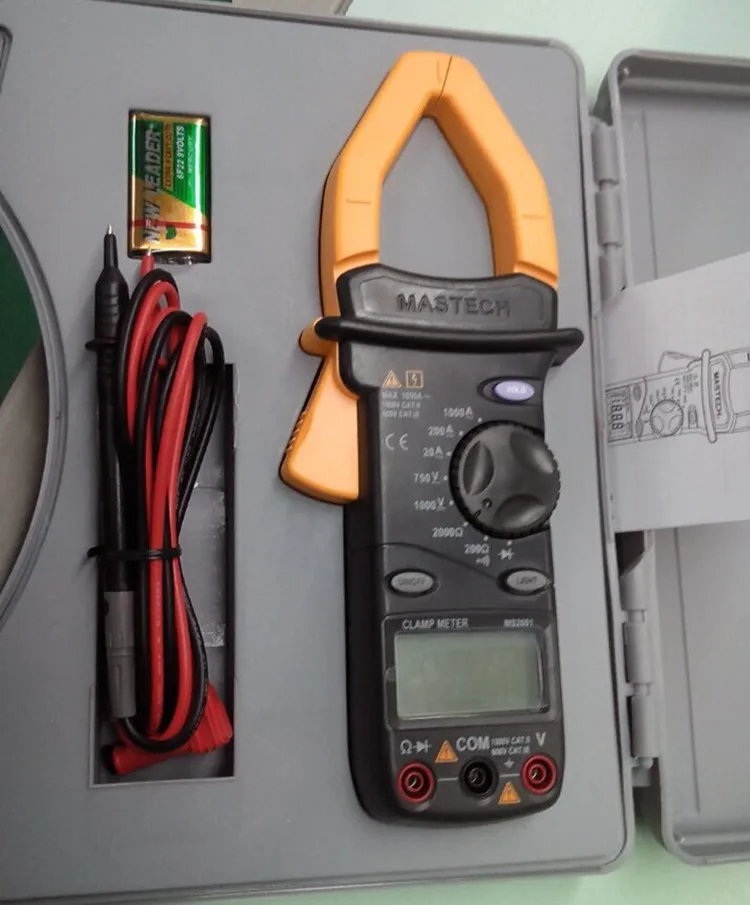 Mastech Ms2001 Digital Clamp Ac And Dc Meter - Buy Digital Ac/ Dc Clamp Meter,Digital Ac/ Dc ...