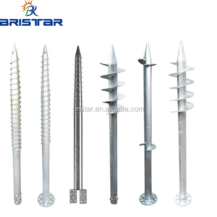 No Dig Metal Fence Post Ground Anchor For Easy Installation - Buy Fence ...