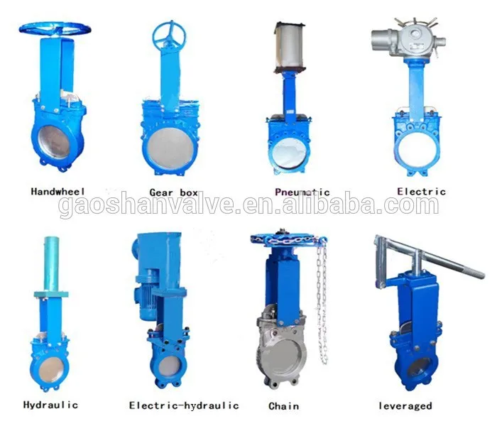 Carbon Steel Rising Stem Chain Wheel Knife Gate Valve - Buy Carbon ...