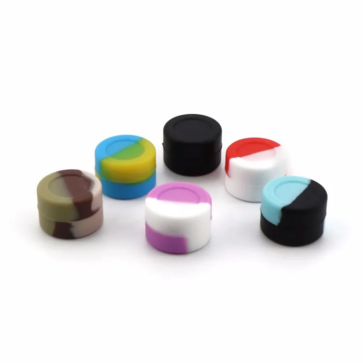 Factory Price Customized 5ml Silicone Container Silicone Jars Wax ...