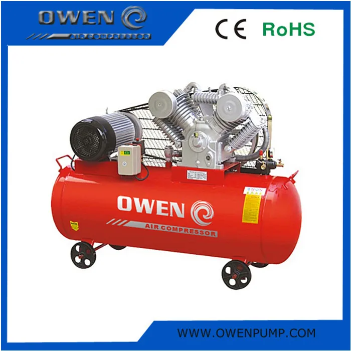 Electric Piston Belt Driven Air Compressor With 7.5kw 10hp Motors - Buy Air Compressor,Belt ...