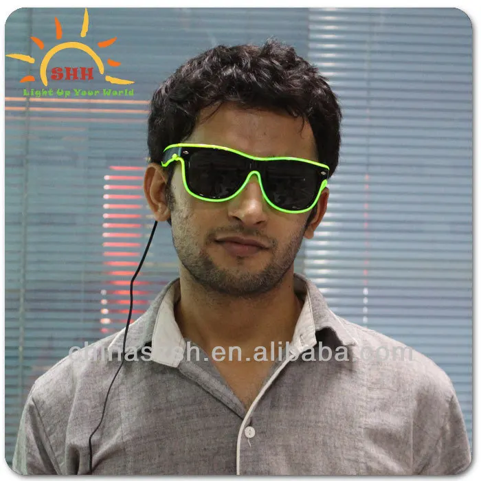 Flashing Lighting Led Glasses For Parties Dj Bright Light Safety Light ...