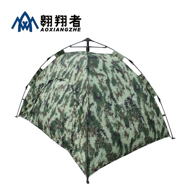 210t 09 Camouflage Military Camouflage Tent Two-man Automatic Tent Camouflage Camping Tent ...