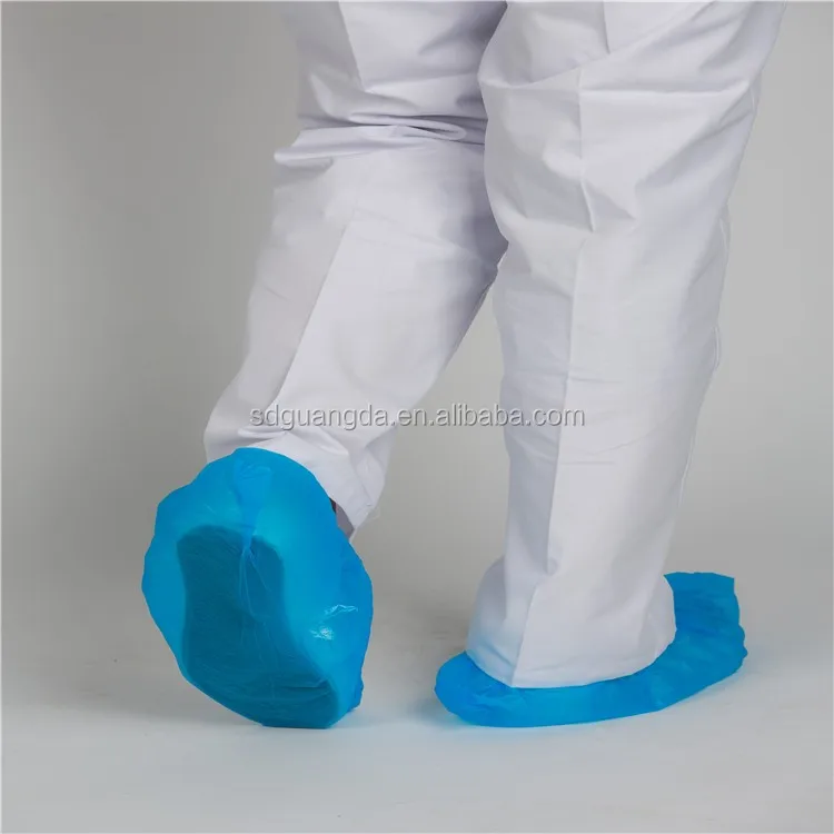 Plastic Disposable Cpe Foot Covers Medical Consumables Shoe Cover - Buy ...