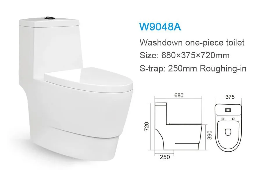 P Trap S Trap Restroom Commode Price Ceramic Toilet From China Factory ...