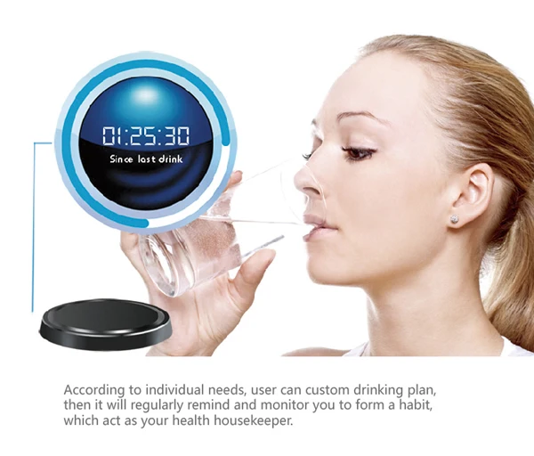 Bluetooth Smart Coaster For Drinking Bluetooth 4.0 Cloudcup Plastic ...