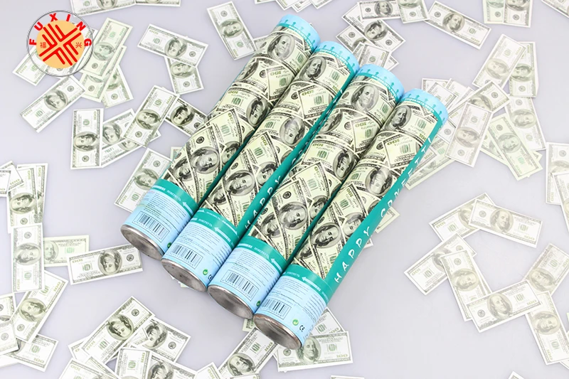Dollar Party Popper/metallic Foil Confetti Popper - Buy Party Popper ...