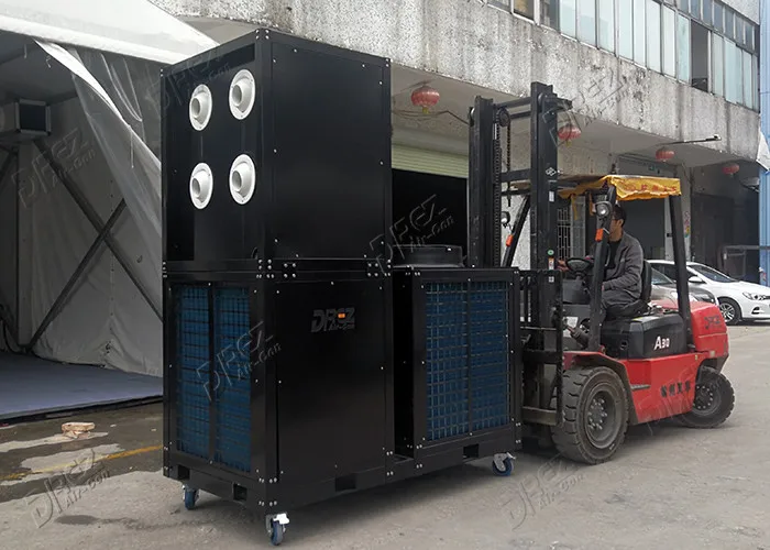 Outdoor Marquee Event Packaged AC Units 10ton Industrial Cooling for Tent