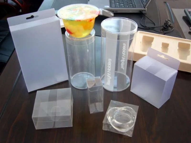 High Quality Transparent Plastic Cylinder Pvc Pet Pp Packaging Box ...