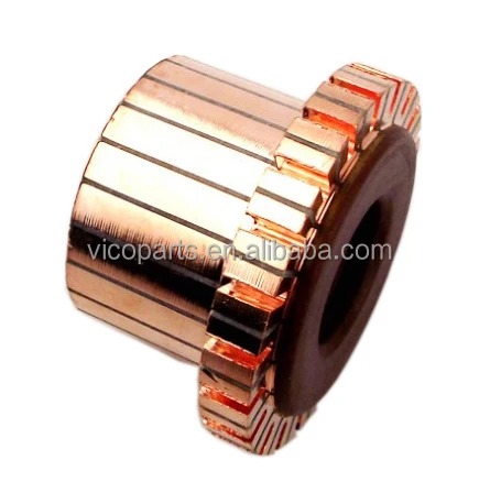 Slot Type Commutator For Starter Armature,28.5mmod*23.5mml*12.0mmid*21 ...