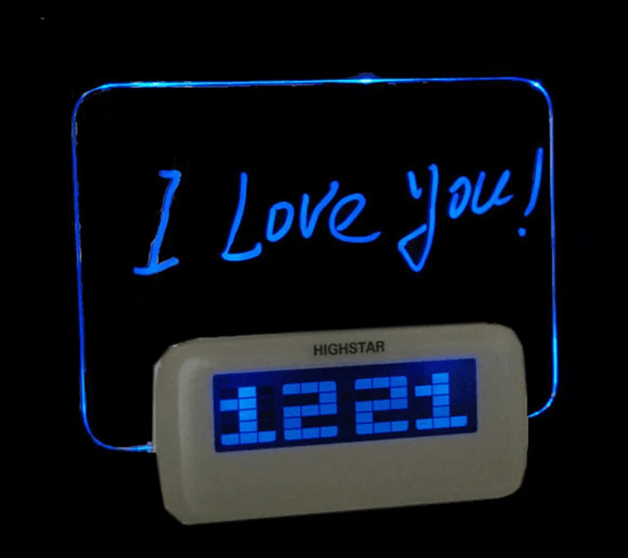 Beautiful Looks Drawered Digital Modern Acrylic Clock / Wall Clocks ...